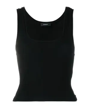 Wardrobe.NYC Sleeveless Ribbed Tank Top - Black