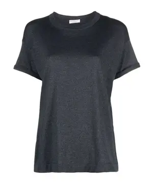 Brunello Cucinelli Lurex Crewneck T-shirt