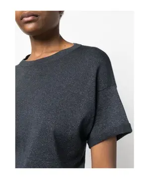 Brunello Cucinelli Lurex Crewneck T-shirt