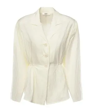 Chloé Puffy Sleeved V-neck Blouse - No