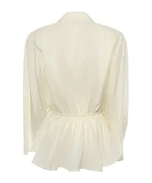 Chloé Puffy Sleeved V-neck Blouse - No