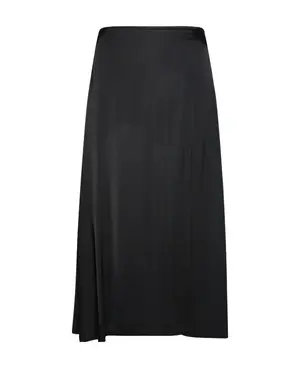 JIL SANDER Midi Satin Skirt