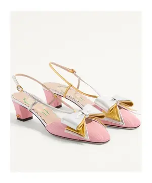 Valentino Garavani Slingback Pumps With Bow Detailing