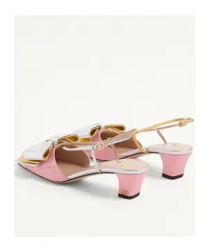 Valentino Garavani Slingback Pumps With Bow Detailing