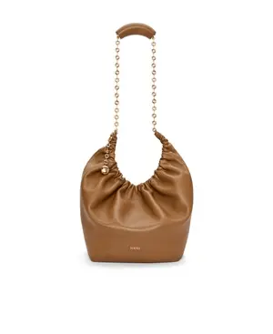 Loewe Medium Squeeze Bag In Nappa Lambskin - Brown