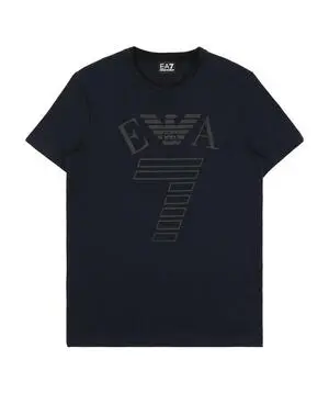 EA7 Logo T-shirt With Round Neck