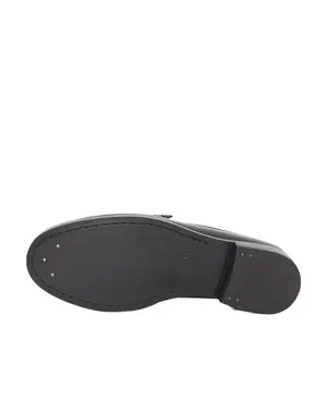 Celine Luco Triomphe Loafers In Polished Bullskin