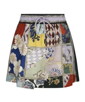 ALEMAIS Bianca Floral Print Shorts - Multicolour