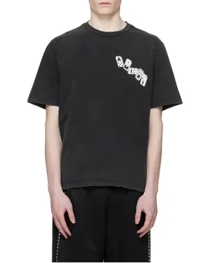 Amiri Logo Printed Crewneck T-shirt