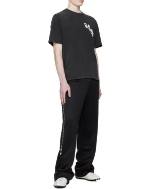 Amiri Logo Printed Crewneck T-shirt