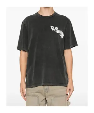 Amiri Logo Printed Crewneck T-shirt