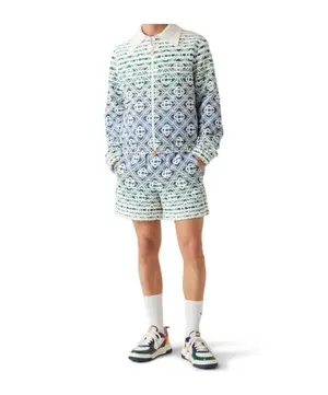 Casablanca Monogram Gradient Elastic Waist Towelling Shorts