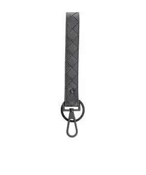 Bottega Veneta Weave A Key Chain - Black