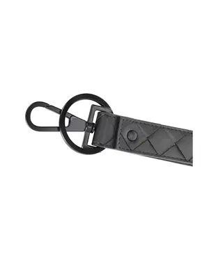 Bottega Veneta Weave A Key Chain - Black