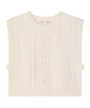 Bonpoint Cable-knit Vest