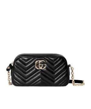 Gucci Gg Marmont Quilted Shoulder Bag