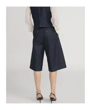 FRAME Pleated Detailed Tailored Shorts - Rinse