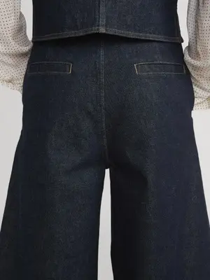 FRAME Pleated Detailed Tailored Shorts - Rinse