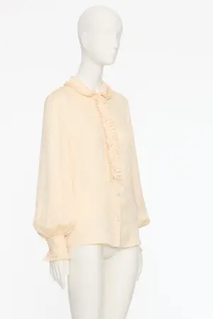 Valentino Garavani Ruffled Bow Detail Shirt