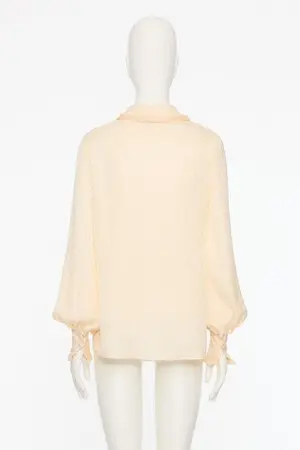 Valentino Garavani Ruffled Bow Detail Shirt