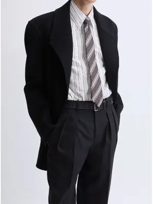 Saint Laurent Double-breasted Peacoat