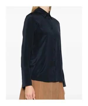 Max Mara Long Sleeve Button-up Shirt - Black