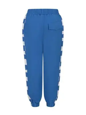 Stella McCartney Elastic Waist Trousers With Checkered Side Detail