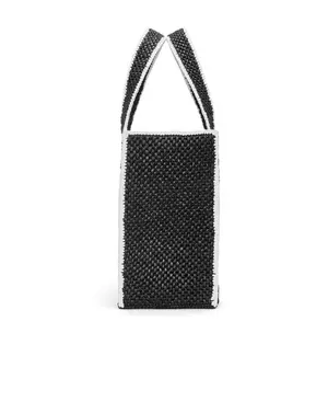 Loewe Raffia Tote Bag - Black