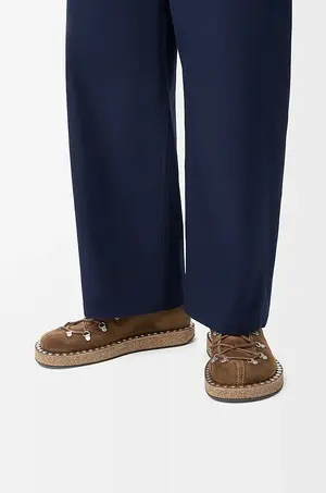 Loewe Suede Leather Lace-up Shoes