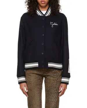 GOLDEN GOOSE Embroidered Baseball Jacket - No