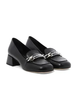 Miu Miu Logo Low-heeled Shoes