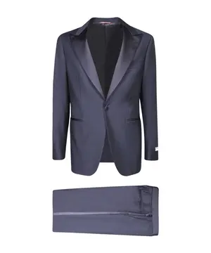 Canali Single-breasted Suit - Black