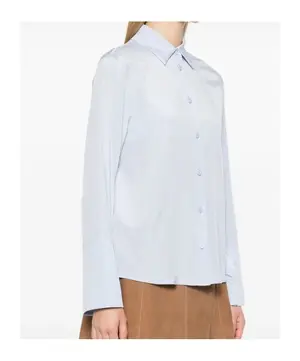Max Mara Collared Long-sleeved Shirt