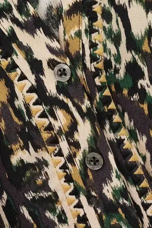 Ba&sh Onada Printed Long Sleeve Top