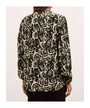 Ba&sh Onada Printed Long Sleeve Top