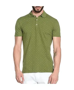 Emporio Armani Logo Detail Polo Shirt - Green