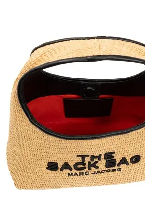 Marc Jacobs The Woven Logo Embroidered Mini Sack Bag