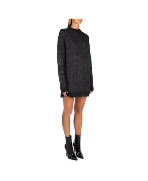 Saint Laurent Metallic Loose-knit Jumper