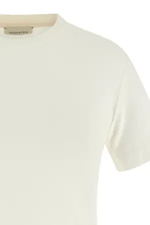 Magda Butrym Lace-trim Crewneck T-shirt