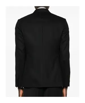 LARDINI Shawl Collar Single-breasted Jacket - Black