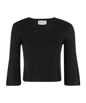 LOULOU STUDIO Long-sleeved Ribbed Sweater