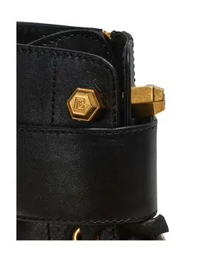 Balmain Romy Combat Boots - Black