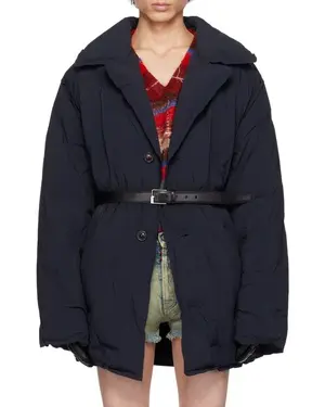 MAISON MARGIELA Four-stitch Detailed Padded Coat