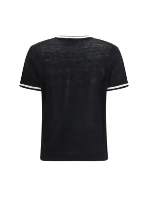 Max Mara Nordica Short-sleeved Crewneck Jumper - Black