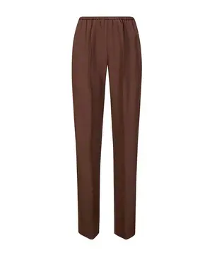 FORTE_FORTE Elasticated Straight Leg Trousers