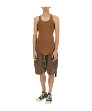 Rick Owens Sleeveless Tank Top - Brown