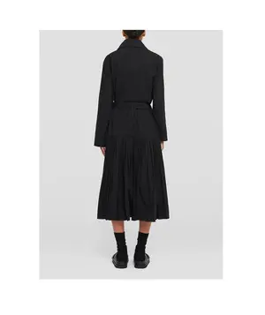 JIL SANDER Belted Waist Midi Skirt