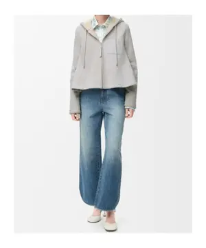 Loewe Leather Hooded Jacket