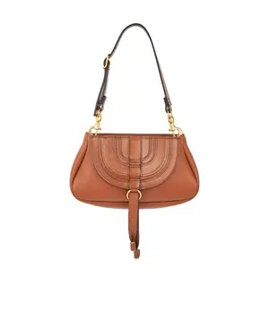 Chloé Marcie Shoulder Bag - Brown