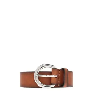 Dsquared2 Logo Plaque Belt - Brown